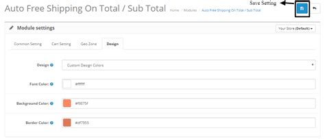OpenCart Auto Free Shipping