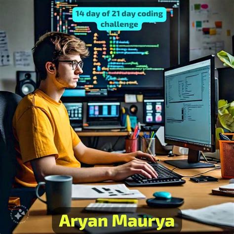 Day 14 Of Coding Challenge Update Aryan M Posted On The Topic Linkedin