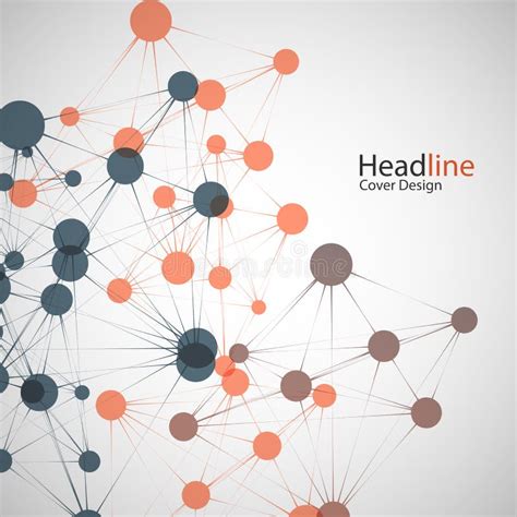 Vector Network Background For Presentation Connect Concept Stock Vector Illustration Of Color