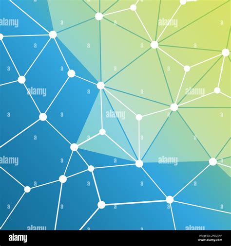 Connections Molecular Global Business Network Design Abstract Mesh Background Stock Vector