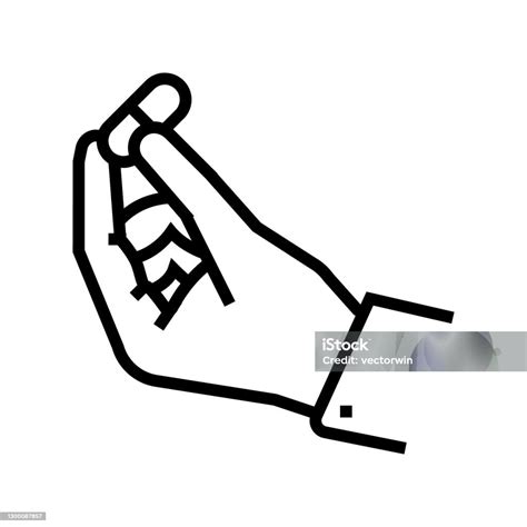 핸드 홀딩 프로바이오틱스 약물 라인 아이콘 벡터 일러스트 문제에 대한 스톡 벡터 아트 및 기타 이미지 문제 미생물학