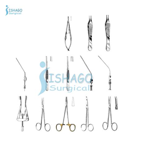 Basic Plastic Surgery Instruments Set Ishago Surgical