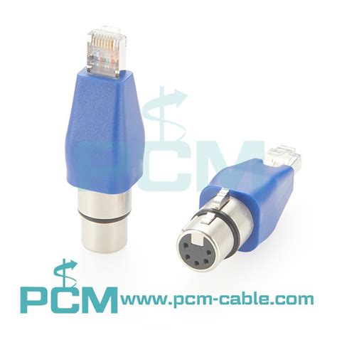 Customized Cat5 Cat6 Rj45 Male To 5 Pin Dmx Adapter Suppliers Manufacturers Wholesale