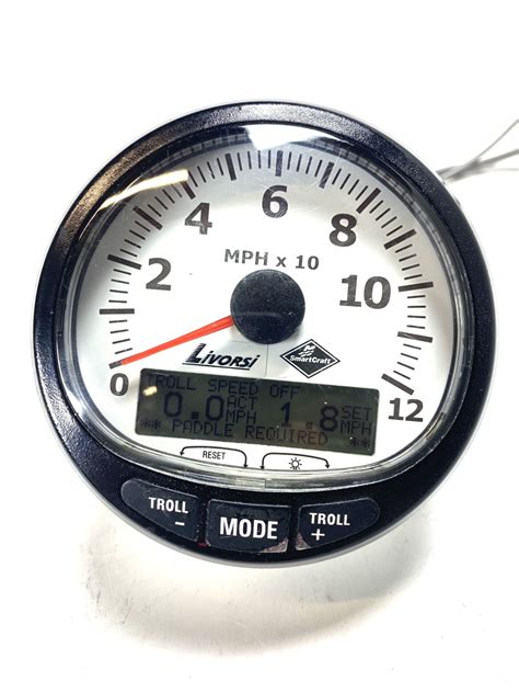 Livorsi Mercury Smartcraft Sc1000 Speedometer Gauge Cosmetic Wear Max Marine Outlet