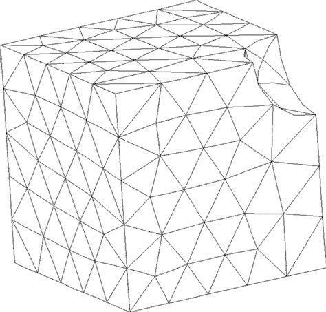 Mesh For The Structural Analysis Problem Download Scientific Diagram