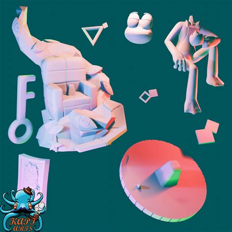 🎪 Ribbit The Amazing Digital Circus Figure Tadc For 3d Printing Stl 3d