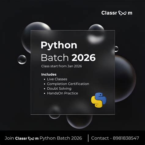 Pythonprogramming Pythonbatch2026 Codingcommunity Learntocode