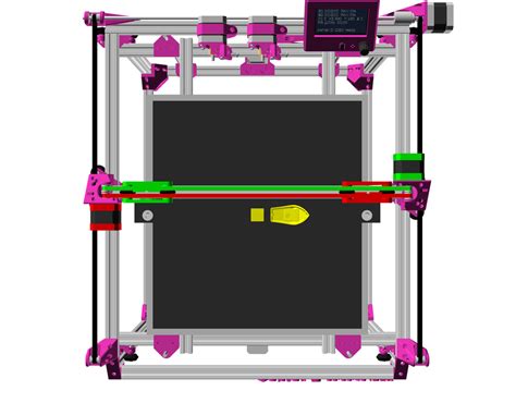 3d Printing Ashtar D Idex Independent Dual Extrusion Xyz Dims