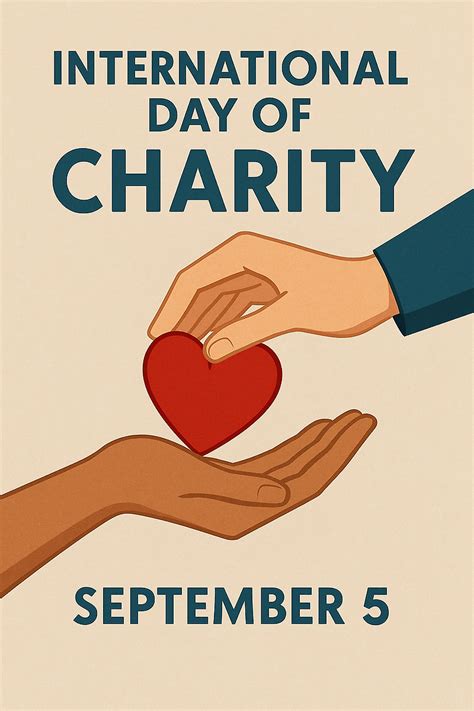 9월 5일은 바로~~ 국제 자선의 날