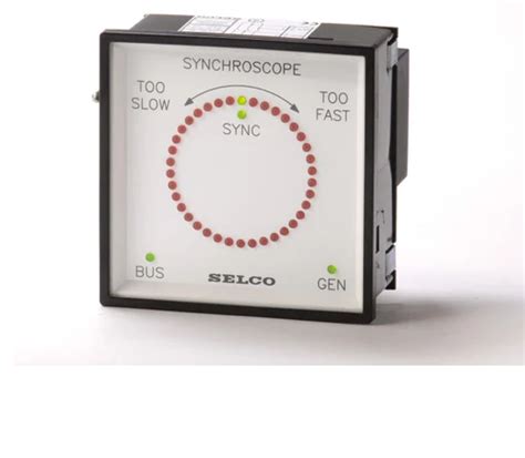 Synchroscope Meter At Best Price Ss Enterprise