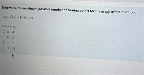 Solved Determine The Maximum Possible Number Of Turning