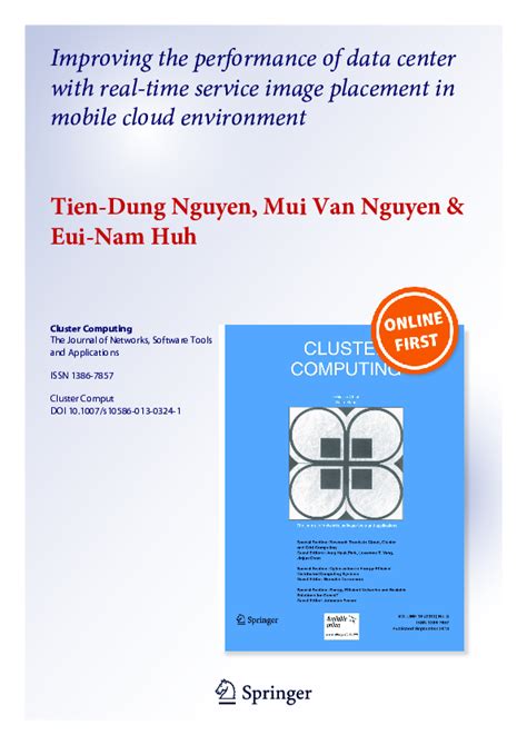 Pdf Improving The Performance Of Data Center With Real Time Service