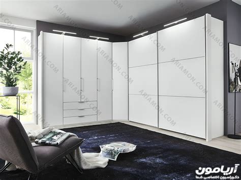 مدل های جدید کمد دیواری ام دی اف سفید ساده