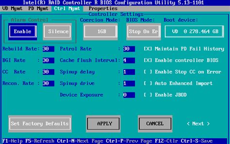 Setting The Boot Virtual Drive On Intel Lsi Hardware Raid Controllers Stone Computers