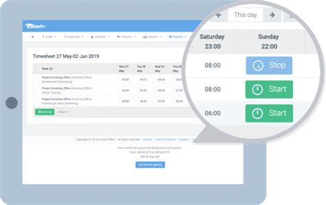 Online Time Tracking Time Tracker Management Software Invoice Office