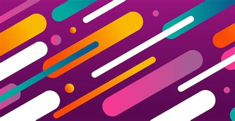 Premium Vector Modern Abstraction Composition Made Of Various Rounded Shapes Of Lines In Color