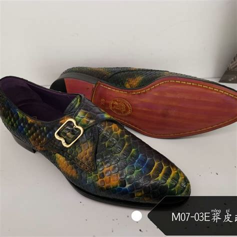 Python Leather Mens Casual Shoes China Shoe Manufacturer Marcusius