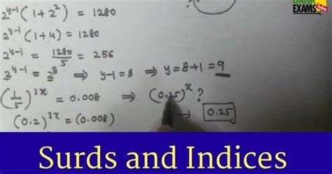 Surds And Indices Rules Explained With Examples BankExamsToday