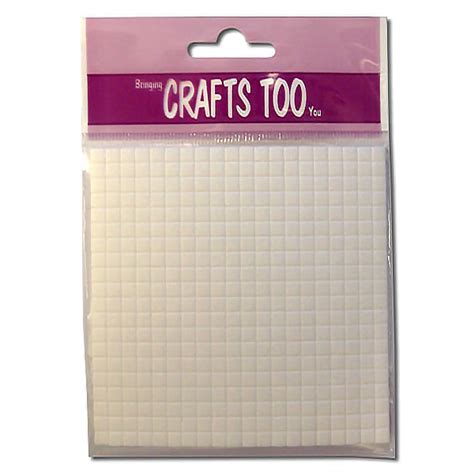 Craft Too Foam Pads 5mm X 5mm 3mm Thick Art Of Craft