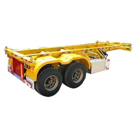 Container Chassis 40 Feet Skeleton Trailer With Container Twist Locks Trailer And Trailers