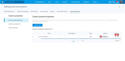 How To Create Custom Question Properties Youtestme