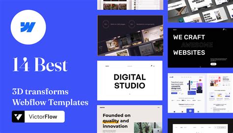 14 Best 3d Transforms Webflow Templates In 2024