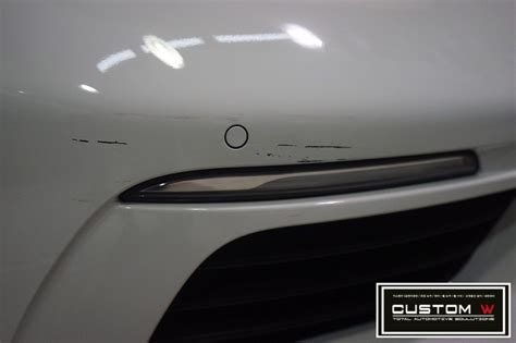 포르쉐 718 박스터 접촉 사고 로 인한 프론트 범퍼 수리 그리고 레드 캘리퍼 도색 까지 수입차 포르쉐 사고 보험수리 커스텀w 네이버 블로그