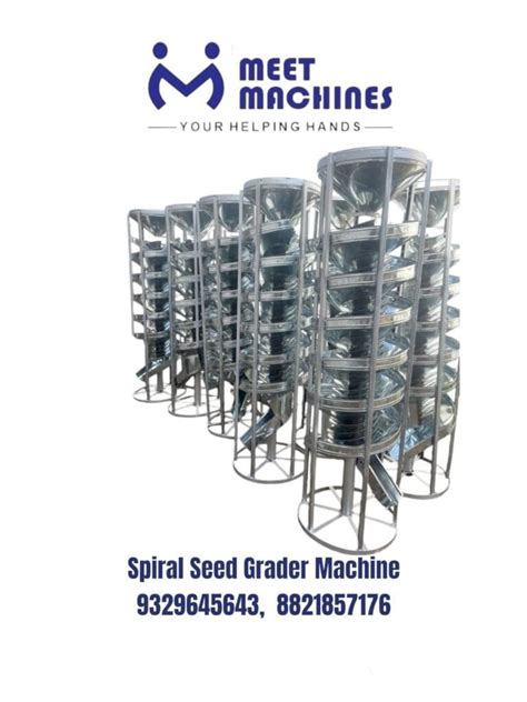 Manually Operated Spiral Seed Grading Machine