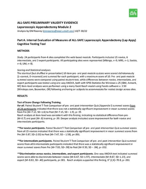 File Appendectomy Validityevidence 11 6 Pdf