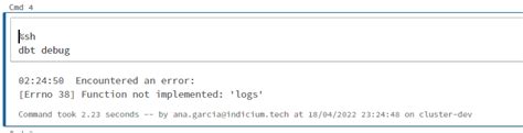 I M Not Able To Run Code Developed Using Dbt Directly In Databricks