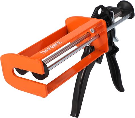 Qwork Epoxy Gun 400 Ml 13 5 Fl Oz 1 1 Mix Ratio Caulking Gun Effortless Silicone Sealant Caulk