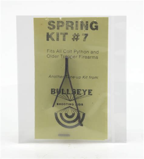 Spring Kit 7 For Colt Python And Older Trooper Custom Shop