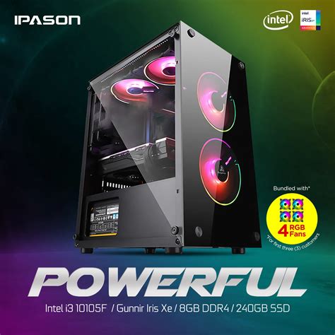 Ipason Gaming Pc Intel Dg G Graphics Card Intel I F Intel I F Gb Ddr Gb Sd