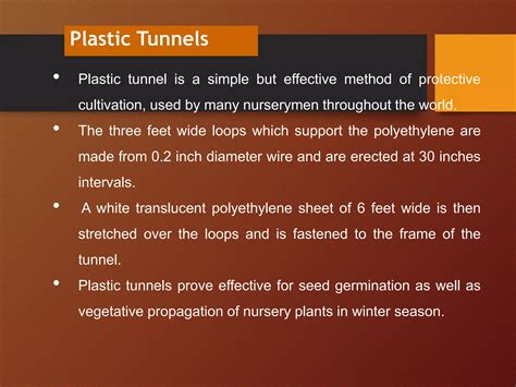 Plant Propagation Structures In Plant Nurseryppt