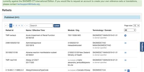 Reference Set Tools Implementation