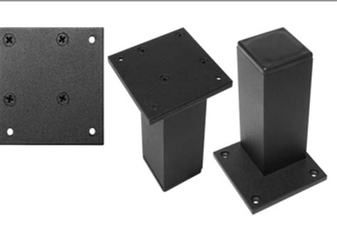 Меблеві ніжки чорні матові 100мм — ціна 180 грн у каталозі Меблева фурнітура Купити товари для