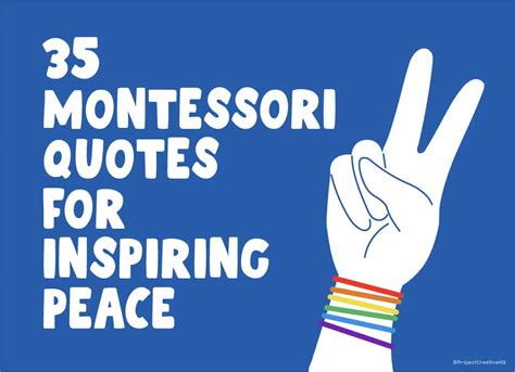 35 Montessori Quotes For Inspiring Peace Thats So Montessori
