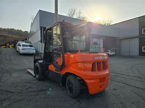 두산 4 5톤 12년식 자동발 캐빈 디젤지게차 D45s 5 중고지게차 중고지게차 직거래 매매 지게몬