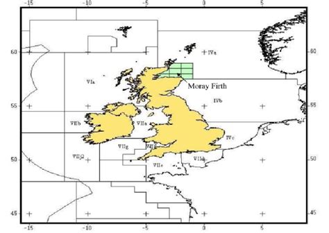 Location Of Study Area The Axis Labels Show Latitude Degrees North Download Scientific