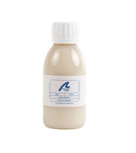 Clear Bright Acrylic Varnish 125 Ml For Wood And Porous