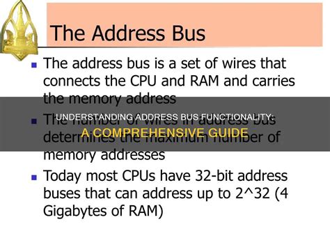 Understanding Address Bus Functionality A Comprehensive Guide Shunauto
