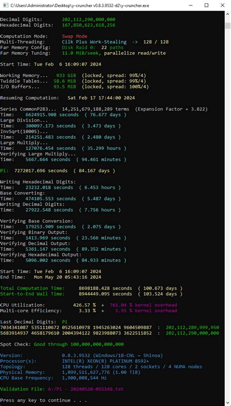 Storagereview Lab Breaks Pi Calculation World Record With Over 202 Trillion Digits