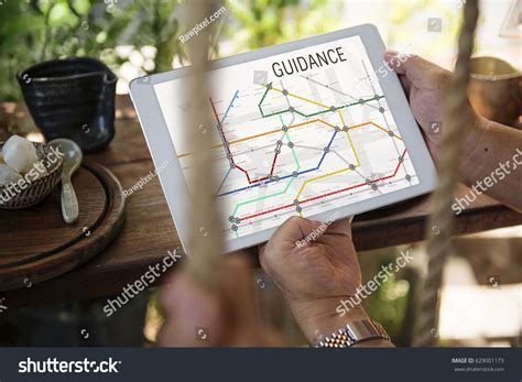 Route Map Destination Navigation Guidance Plan Stock Photo Shutterstock