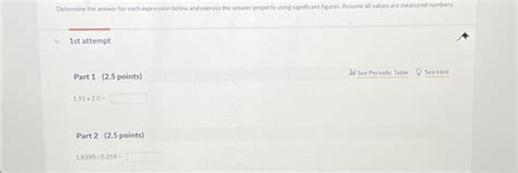 Determine The Answer For Each Expression Below And Chegg