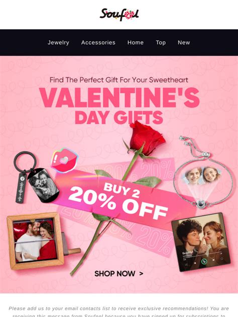 Soufeel Buy 2 20 Off Valentines Day Pre Sale Milled