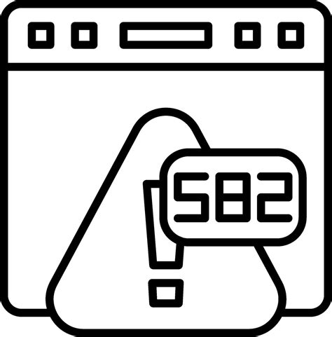 Error 582 Json Parsing Error 67387154 Vector Art At Vecteezy