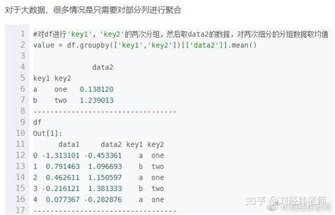 Python数据分组统计groupby 用法 知乎