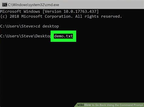 easy ways to go back using the command prompt 4 steps