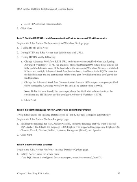 Rsa Archer 6 9 Platform Installation And Upgrade Guide 3 PDF