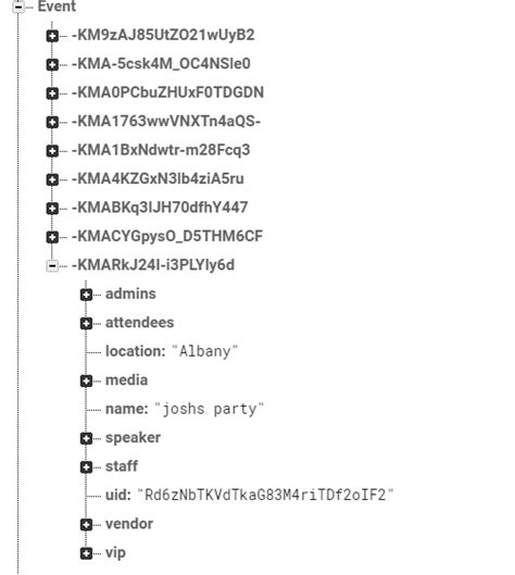 Javascript How Do You Access A Randomly Generated Event In Firebase Stack Overflow